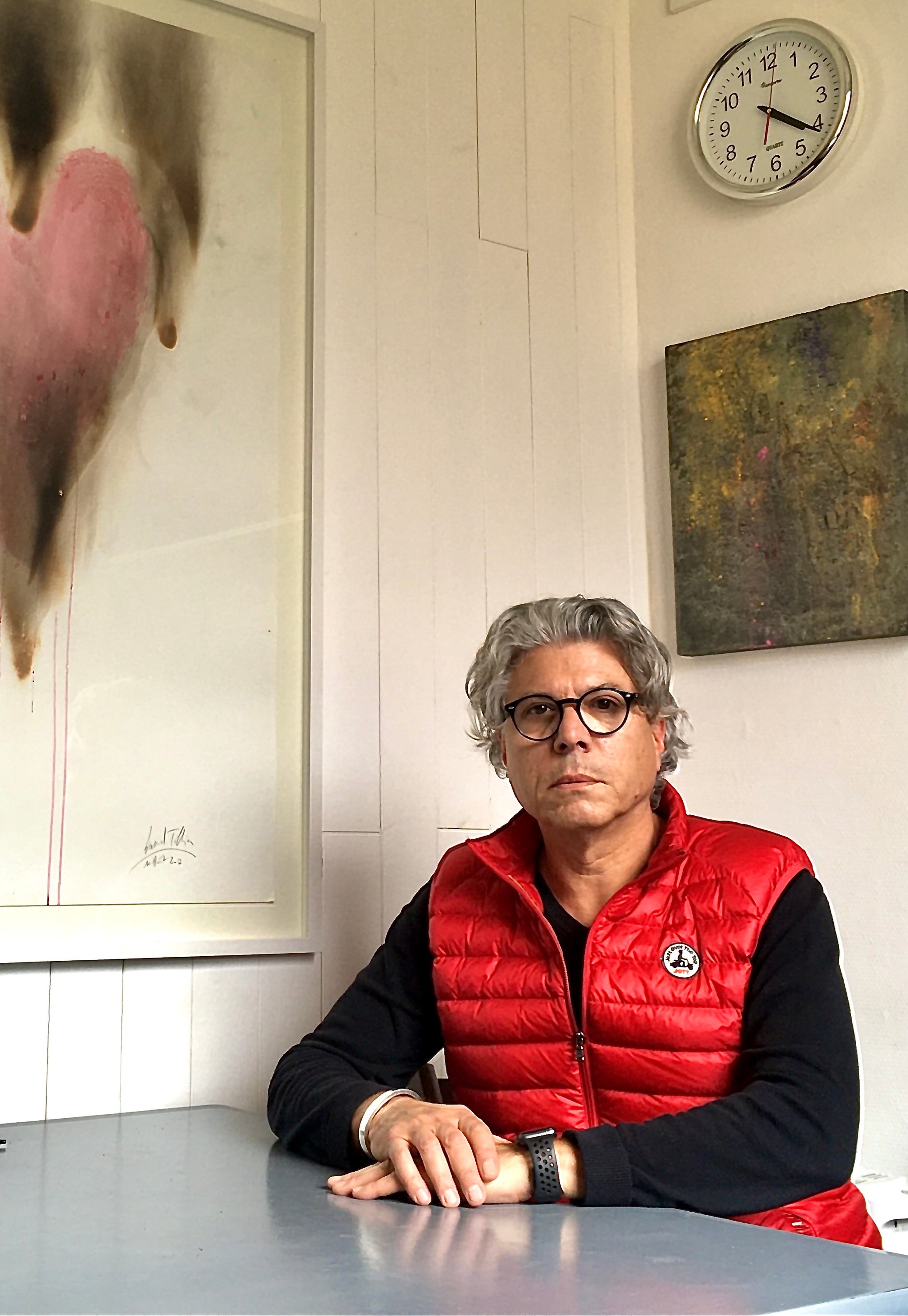 PARTAGE • Daniel Tillier • Portrait du peintre